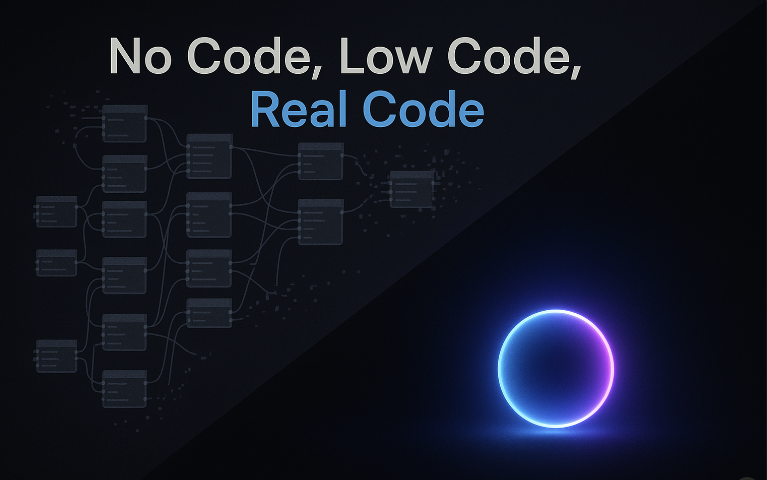 No Code, Low Code, Real Code